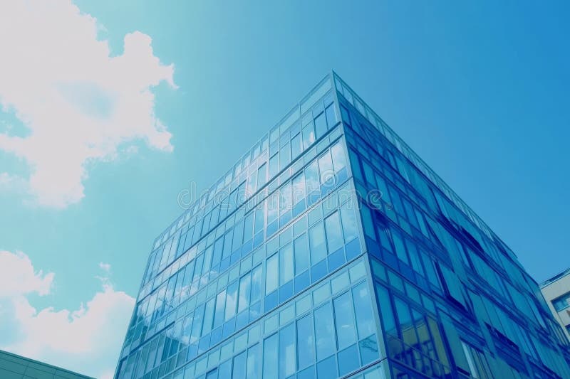 The Windows in a Modern Office Building. the Architecture of Commercial ...