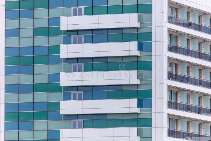 Windows of a Multi-storey Building As an Abstract Stock Photo - Image ...