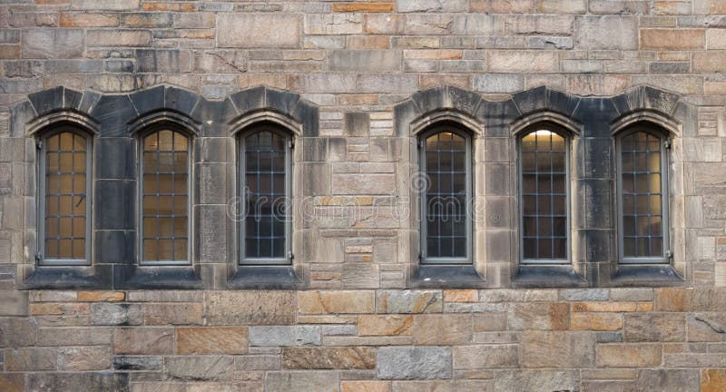 Windows in Neo-Gothic Style Stock Image - Image of city, closed: 65486863