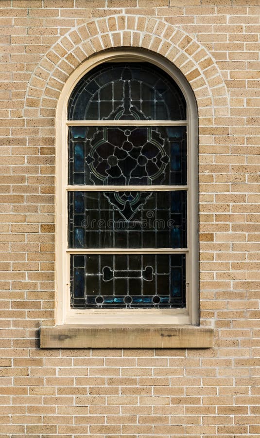 Windows in Neo-Gothic Style Whith Mosaic Stock Photo - Image of design ...