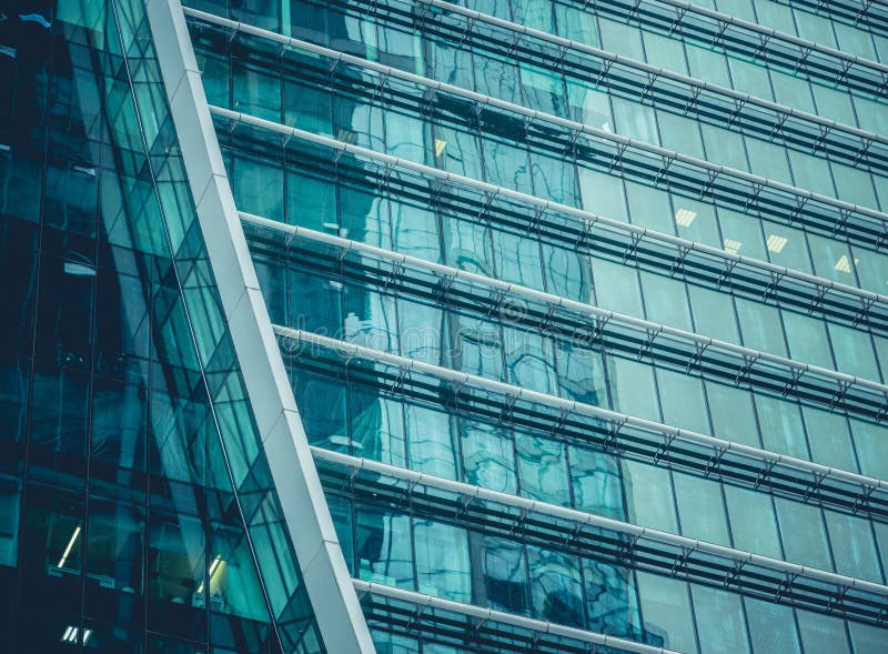 Windows Office Building for Background Stock Photo - Image of interior ...