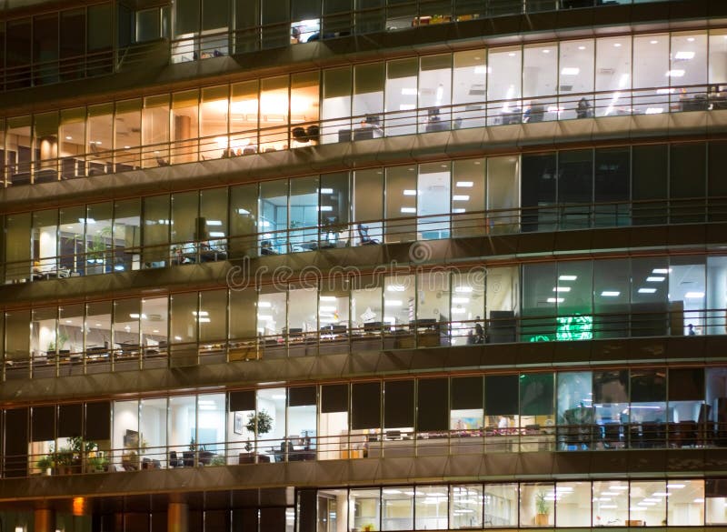 Windows Office Building for Background Stock Photo - Image of ...