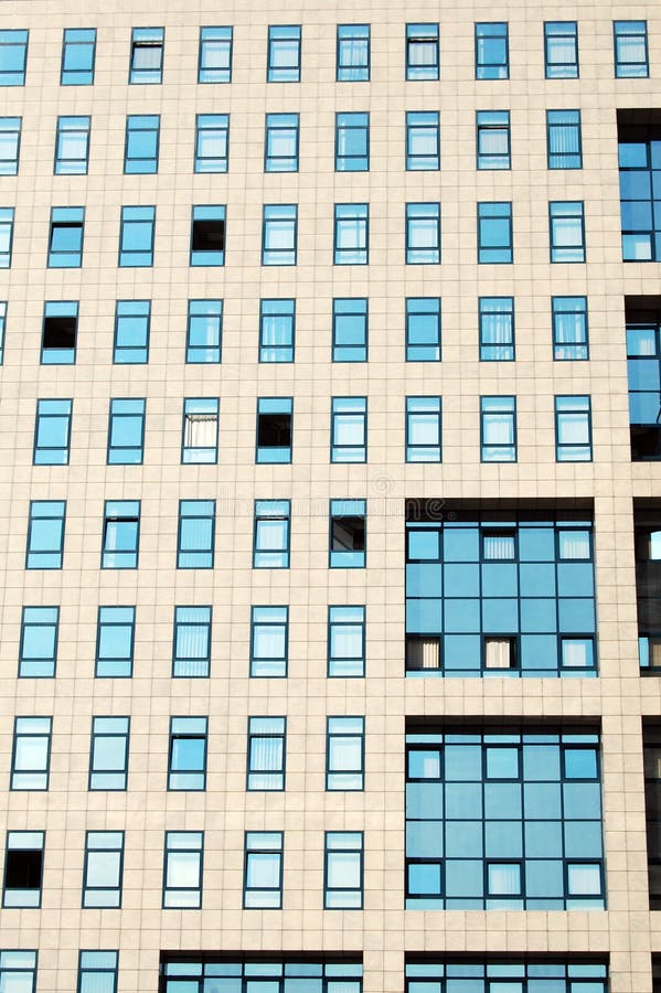 Windows of offices stock image. Image of wall, architecture - 41342995