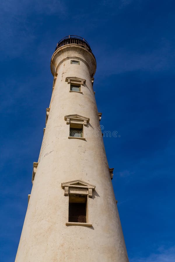 Windows on Old Lighthouse stock image. Image of clouds - 63541913