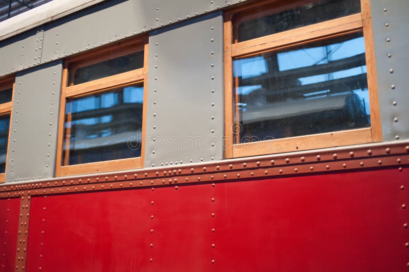 Windows of old train stock image. Image of detail, rain - 112548113