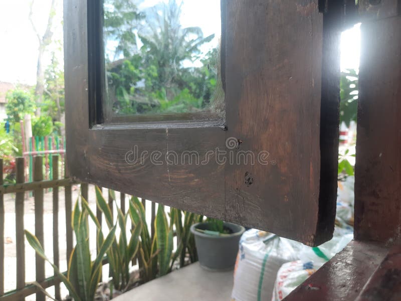 Windows Open To Allow Cool Air To Enter the House Stock Image - Image ...