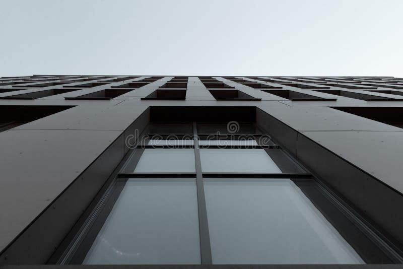 Perspective of Office Building Stock Photo - Image of windows, style ...