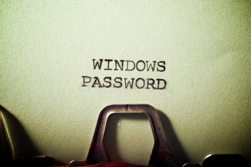 Windows password concept stock image. Image of privacy - 189526263