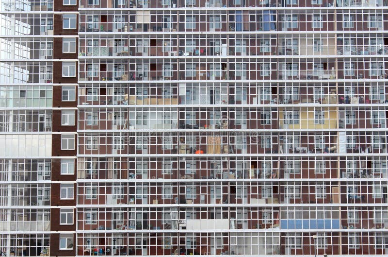 Windows Pattern Modern Architecture Stock Photo - Image of plymouth ...