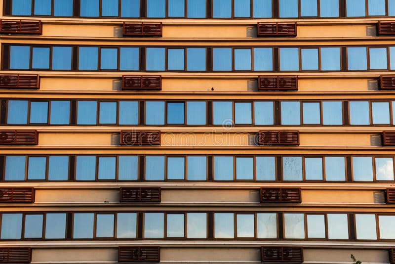 Windows Pattern Modern Architecture Stock Photo - Image of plymouth ...