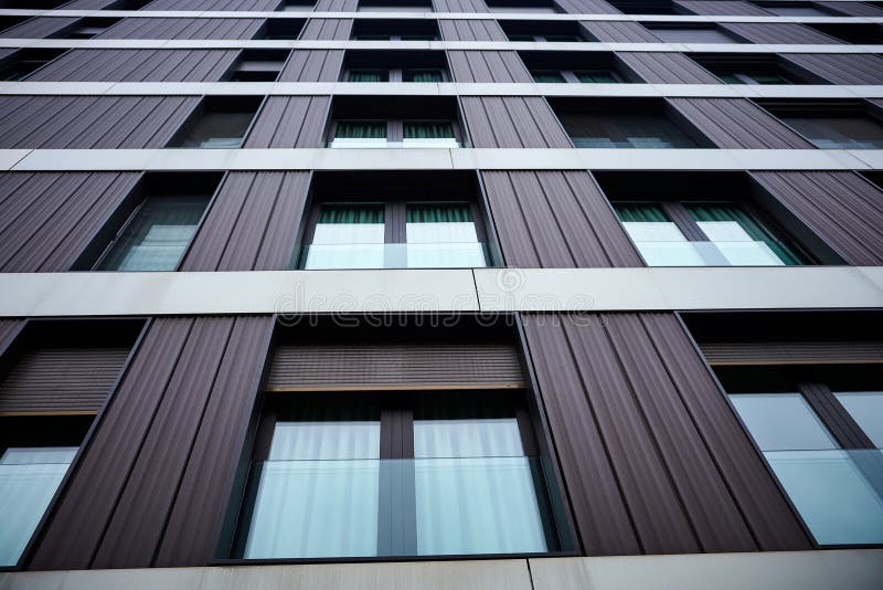 Windows Photographed on a High-rise Building Stock Photo - Image of ...