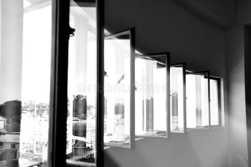 Windows & Rays of Light Stock Photo - Image of white, architect: 21644130