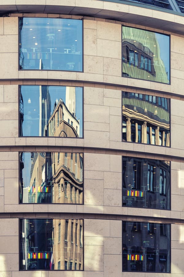 Windows stock photo. Image of reflection, city, sunshine - 43702024
