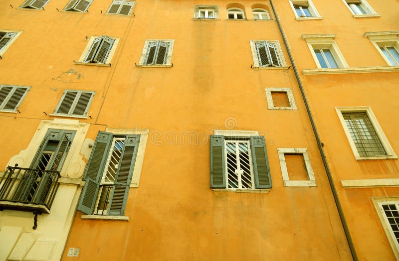 Windows in Rome stock image. Image of luxuriate, gorgeous - 10015983