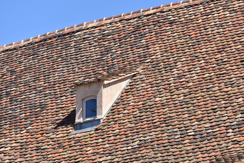Windows on Roof stock image. Image of attic, window, single - 92949033