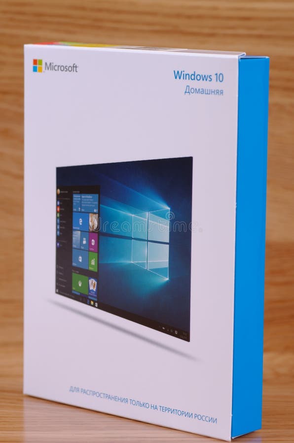 Windows 10 editorial stock image. Image of blue, closeup - 92482149