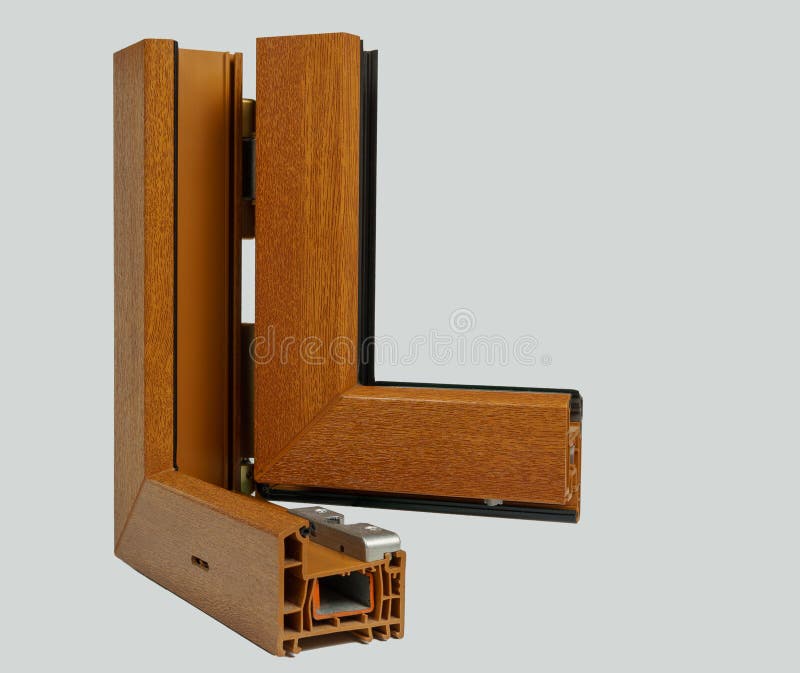 Windows Section with Triple Glazing and Wooden Frame, Home Renovation ...