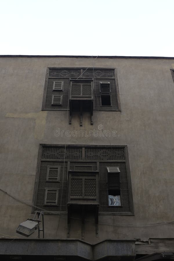 Windows Style in Egypt Building Stock Photo - Image of window, egypt ...