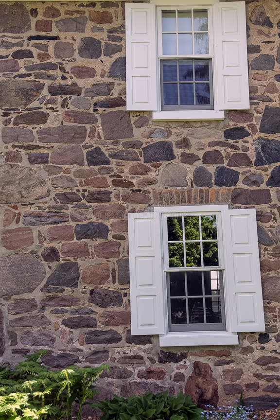 Windows stock image. Image of exterior, façade, building - 255897003