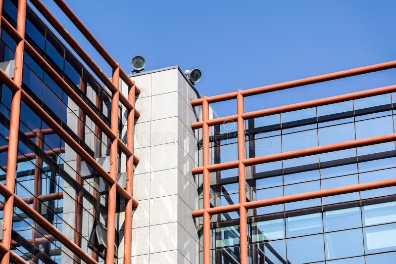Windows of Skyscraper Business Office, Corporate Building . Stock Image ...