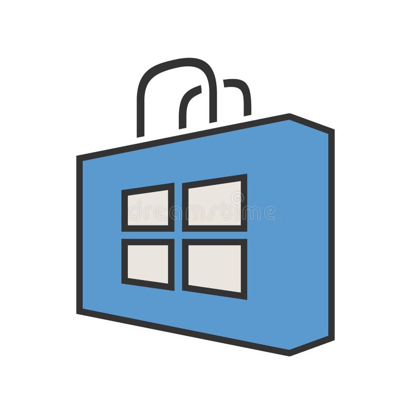 Windows Store stock vector. Illustration of windows, marketplace - 83794760