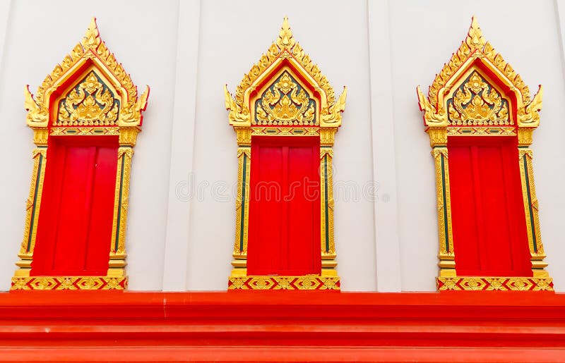Window temple . stock photo. Image of gold, building - 229822016