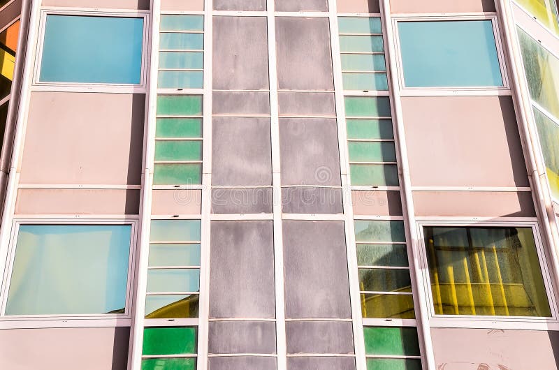 Windows Texture Building stock image. Image of center - 307574147