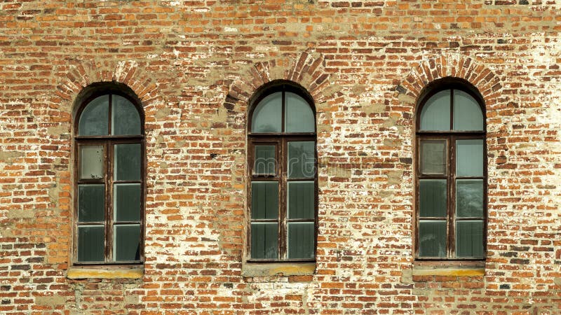 Windows of the Tower in the Gothic Style Stock Photo - Image of ...
