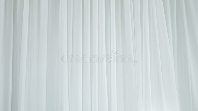 Transparent Blurred White Silk Soft Fabrics Floating with Sunlight ...