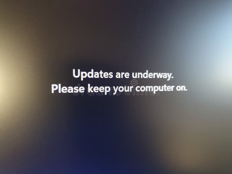 Windows 11 Update Message in Washington DC Editorial Photo - Image of ...