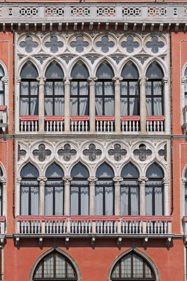 Windows Venice stock image. Image of facade, architecture - 148369515