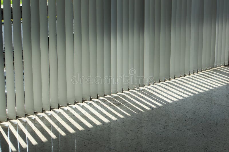 Windows with Vertical Blinds, Detail of the Interior Texture with ...