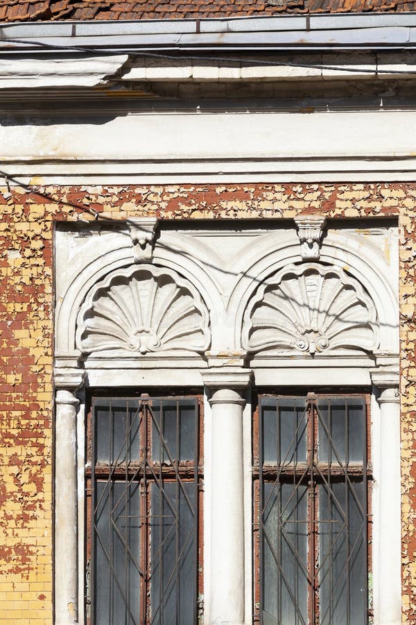 Windows of a Very Old House. Conservation of Historical Architecture ...