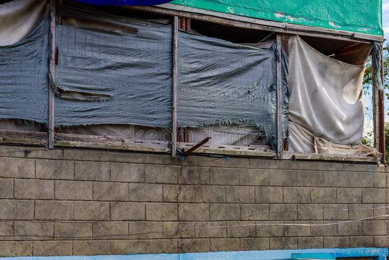 The Windows of a Very Poor Dwelling. Textiles instead of Glass Windows ...