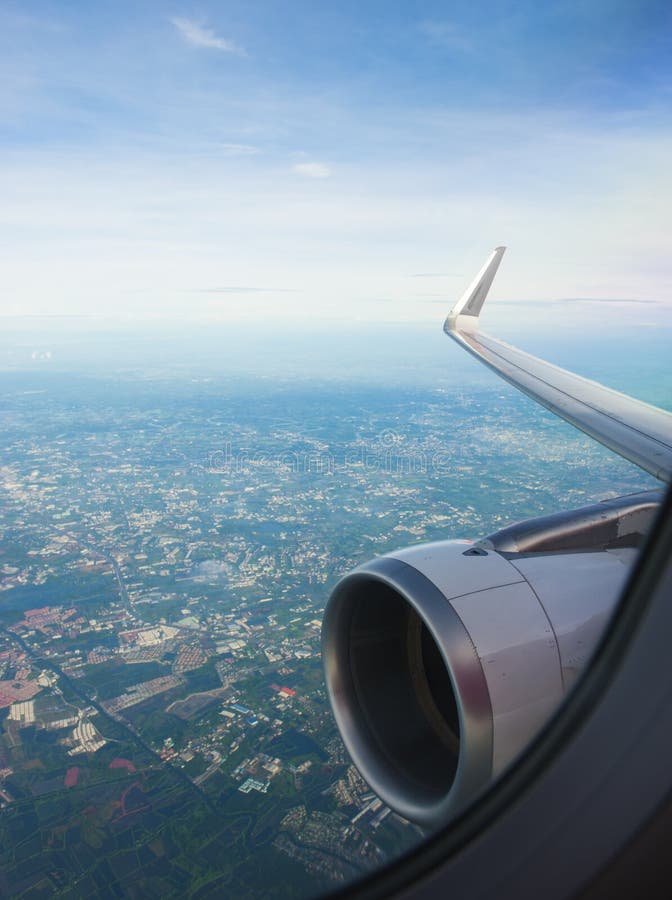 Windows view stock image. Image of transport, blue, traveling - 31362487