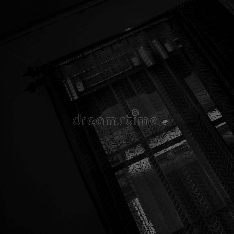 In the Windows View Black in the Morning Stock Photo - Image of window ...