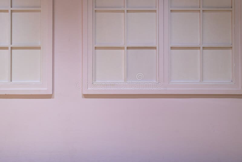 Windows on White Wall Background Stock Photo - Image of texture, rough ...