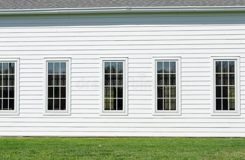 Windows with white wall stock photo. Image of green - 115533266