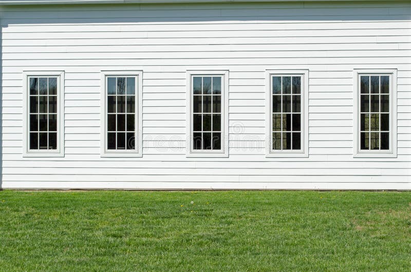 Windows with white wall stock photo. Image of glass - 115533276