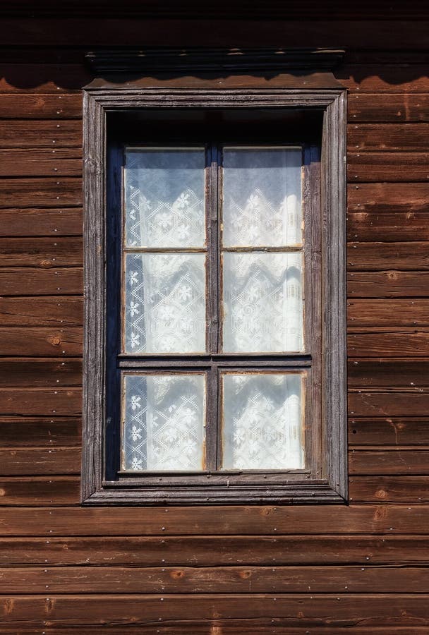 Windows on the Wooden Facade in Bulgaria Stock Photo - Image of house ...
