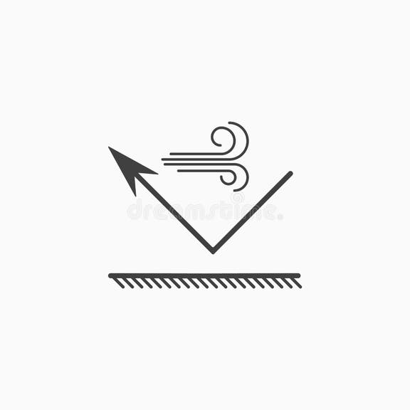 Windproof Material. Wind Resistant Coating Icon. Repelling Surface ...