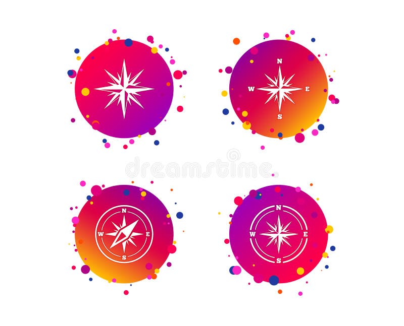 Gradient Windrose Stock Illustrations – 781 Gradient Windrose Stock Illustrations, Vectors ...