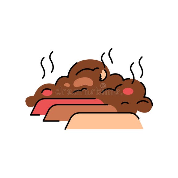 Windrow Composting Color Line Icon Composting Vector Isolated Element