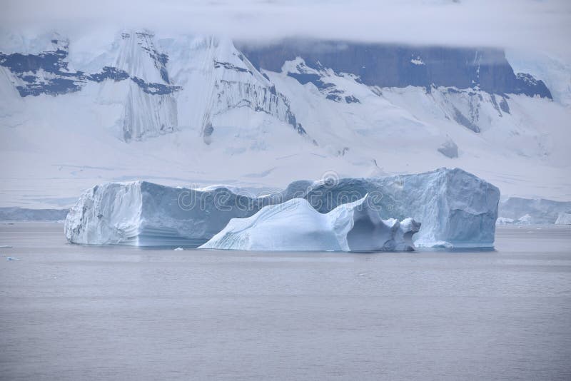 Ice in Antarctica stock image. Image of blue, wind, blizzard - 377620027