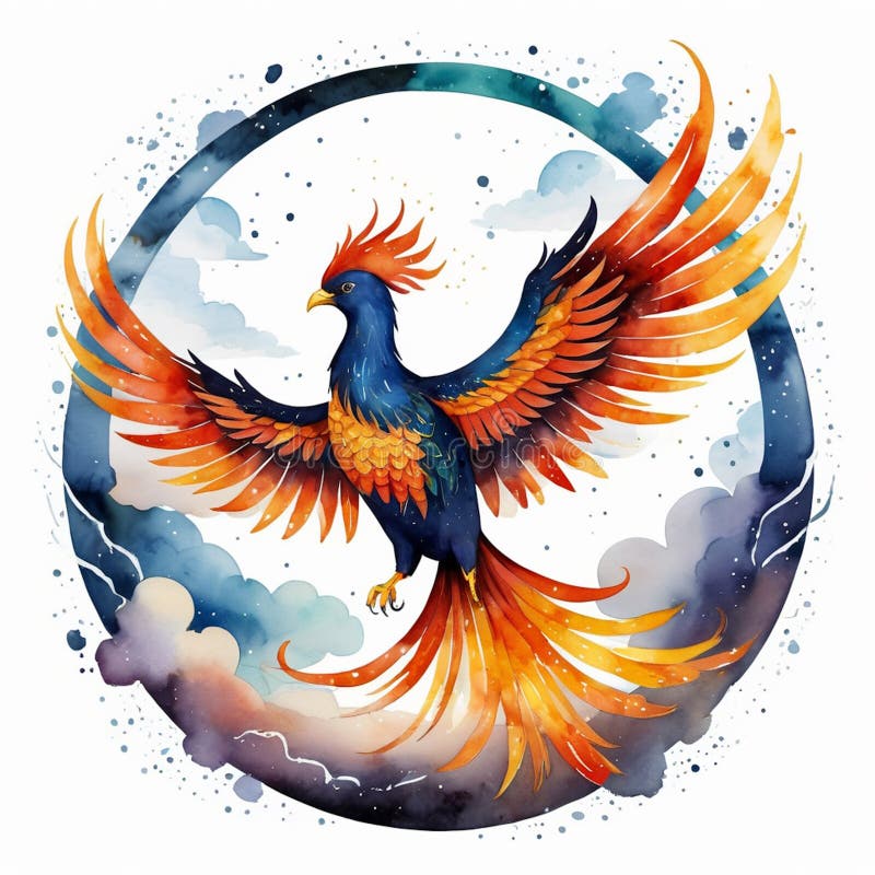 Through the Winds: the Phoenix in the Heart of the Tempest Stock ...