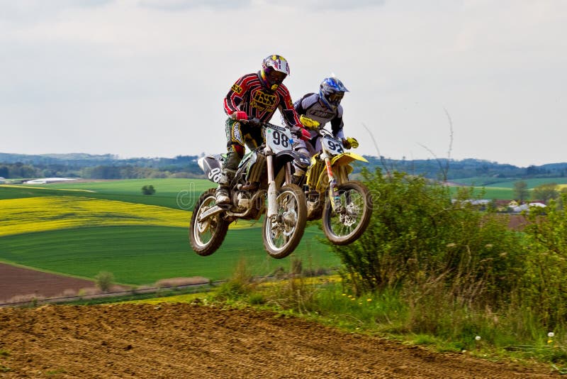 Windsberg, Germany - June 29, 2019: Motocross Training in Windsberg ...