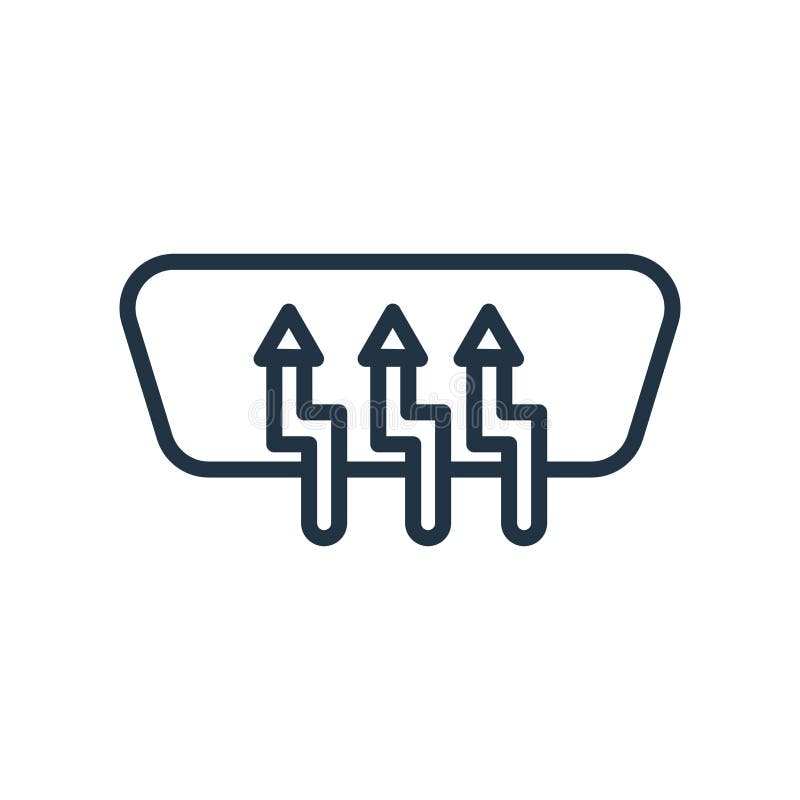 Windscreen Icon Vector Isolated on White Background, Windscreen Sign ...