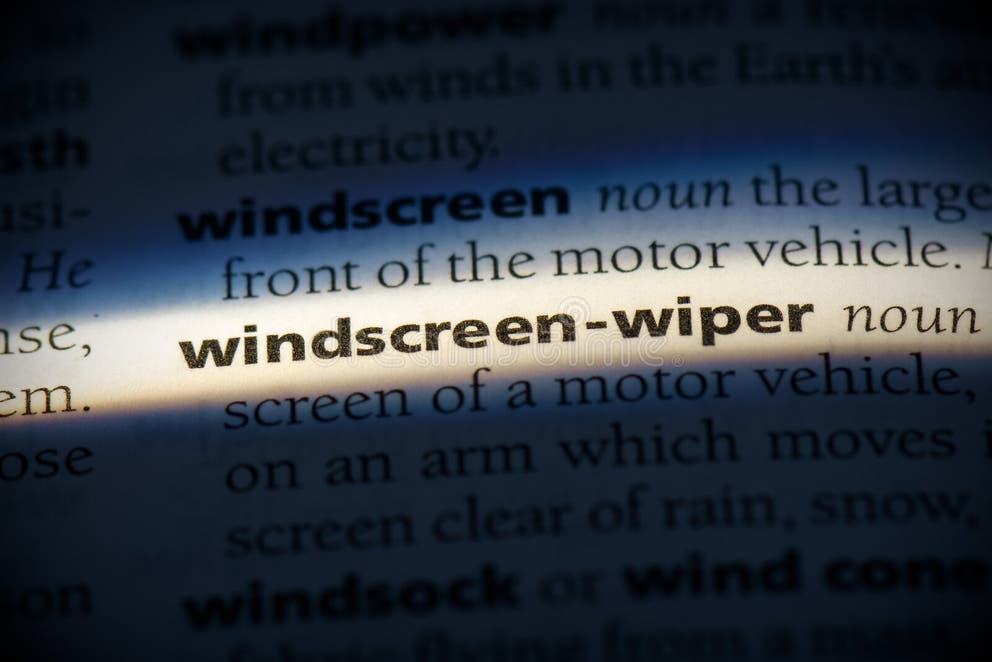 Windscreen-wiper stock image. Image of reference, page - 161575947