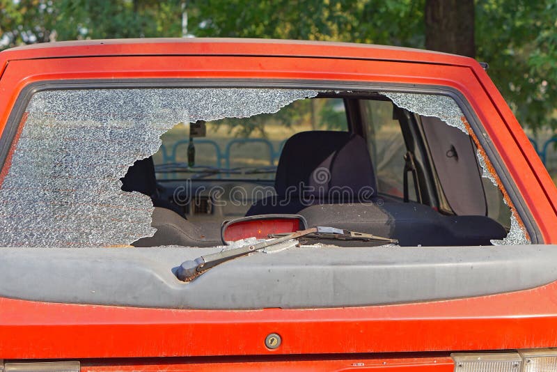 Windshield broken stock image. Image of stolen, smashed - 197405009