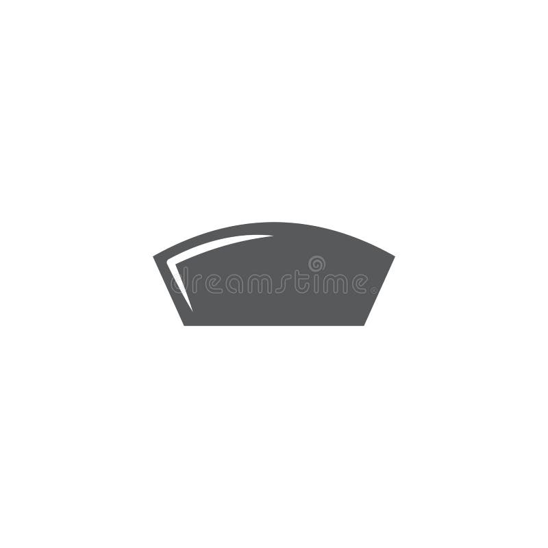 Windshield Car Glass Vector Icon Symbol Isolated On White Background ...
